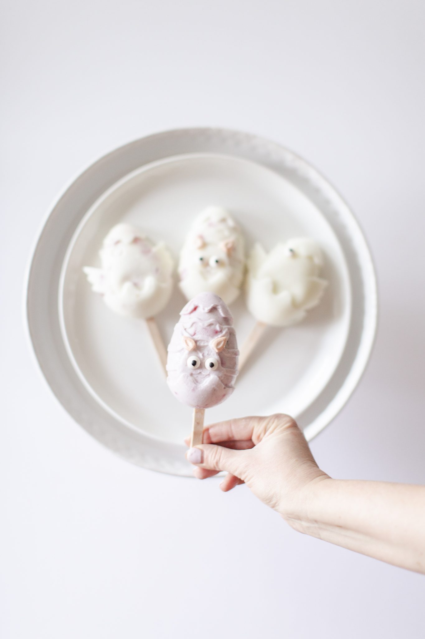 Healthy Chick + Bunny Breakfast Pops - Kari Skelton