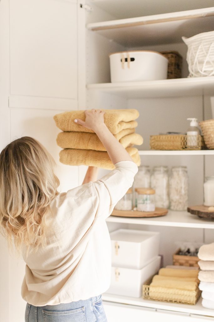 Ikea Hack: Wardrobe Turned Linen Closet - Kari Skelton